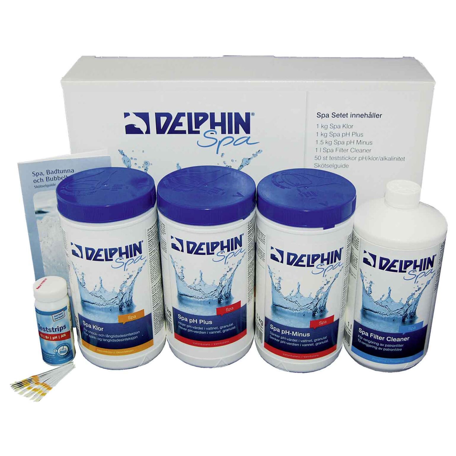 Startpaket Delphin SPA Startset Klor 4-pack - Se pris och leveranstid ...