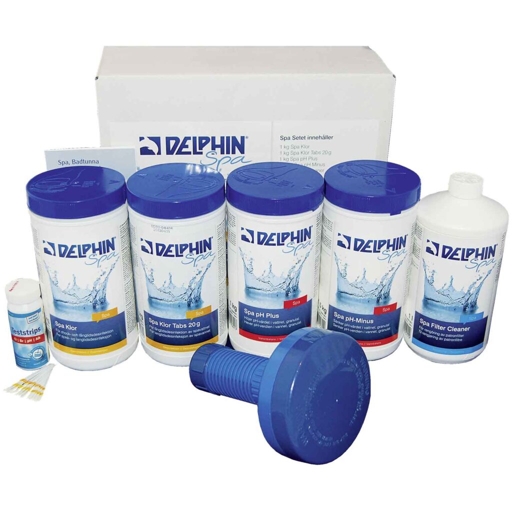 Startpaket Delphin Spa Startset Klor Tabs 4-pack - Se pris och ...