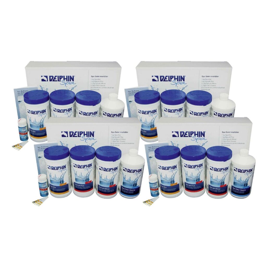 Startpaket Delphin SPA Startset Klor 4-pack - Se pris och leveranstid ...