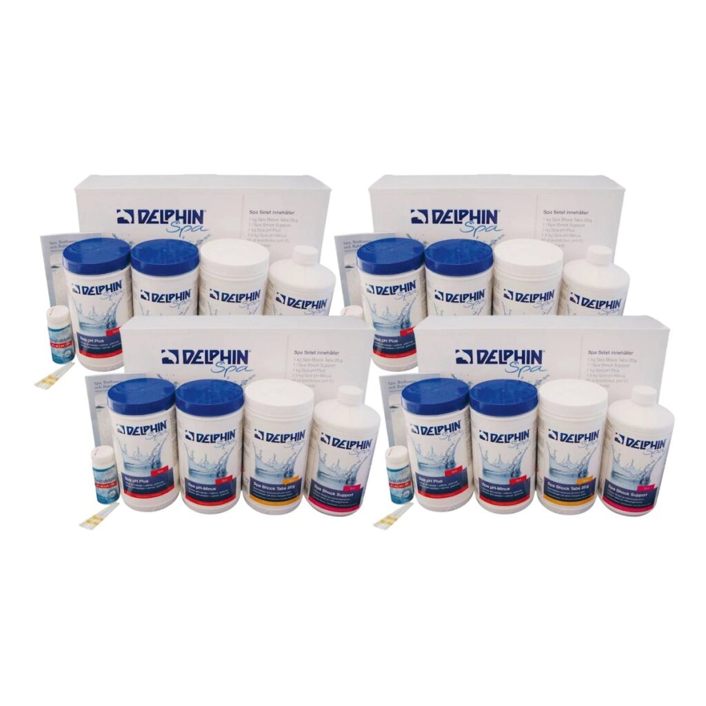 Startpaket Delphin Spa Startset Aktivt Syre / Klorfritt 4-pack - Se ...