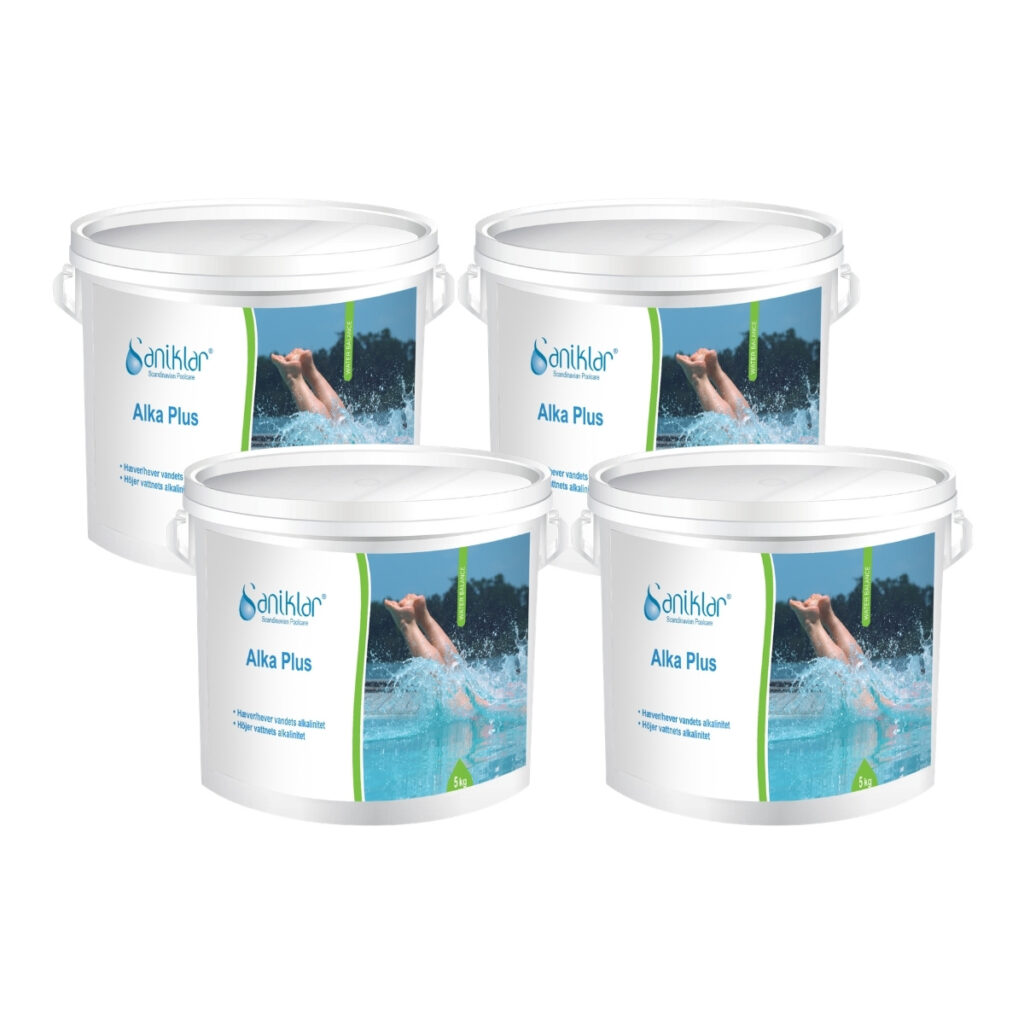 Alkalinitetshöjare Saniklar Alka Plus Granulat 5kg 4-pack - Se pris och ...
