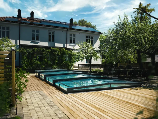 Pooltak Leia Compact 4x8 Antracit - Självmontering (Byggsats) - Se pris ...